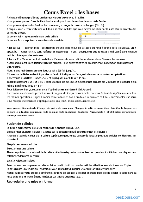 excel cours en pdf – cours excel pour débutant pdf – Succed excel cours en pdf – cours excel pour débutant pdf – Succed